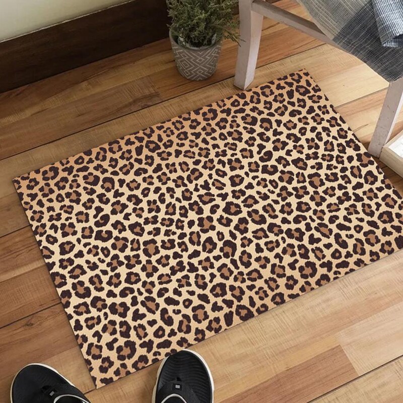 Leopard Door Mat - Etsy