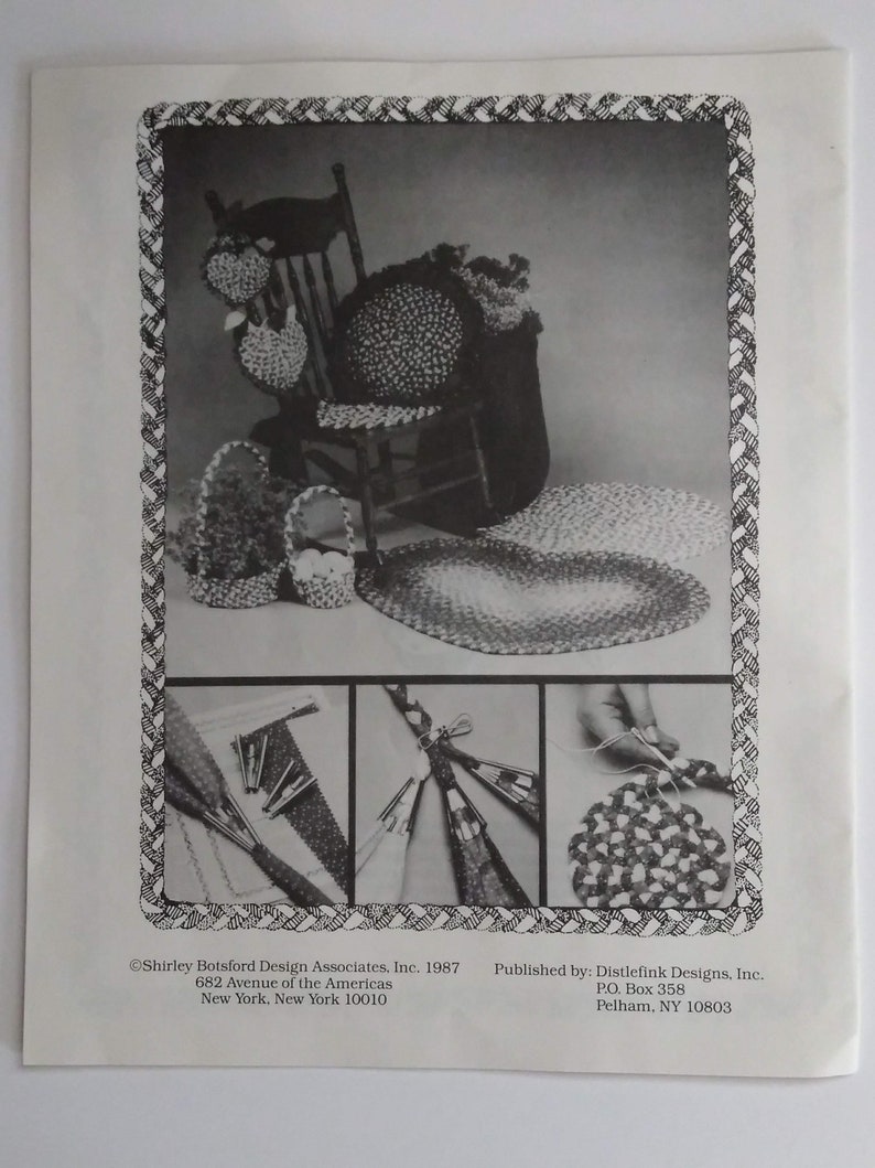 Deluxe Braidcraft Rug Braiding Starter Kit: Books Cones Clamp Lacing ...