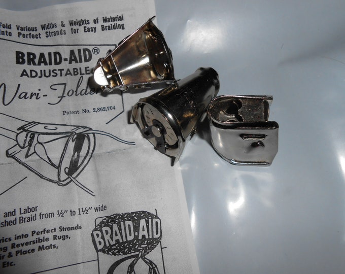 Braid-aid Varifolders: Fabric Folders Braiding Rugs, Pre-owned ...