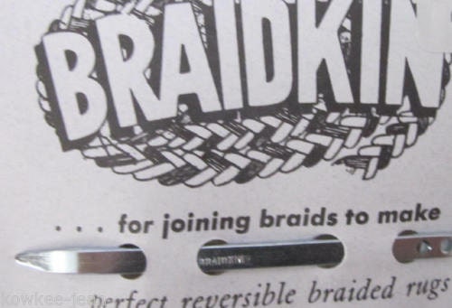 Braidkin Lacing Needle: Rug Braider Lacer, Braided Rugs - Etsy