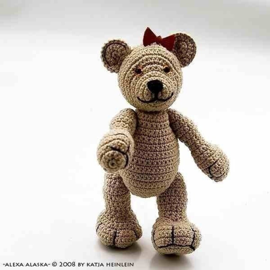 Amigurumi Bear Alexa Alaska, PDF Crochet Pattern Animal Tutorial File ...