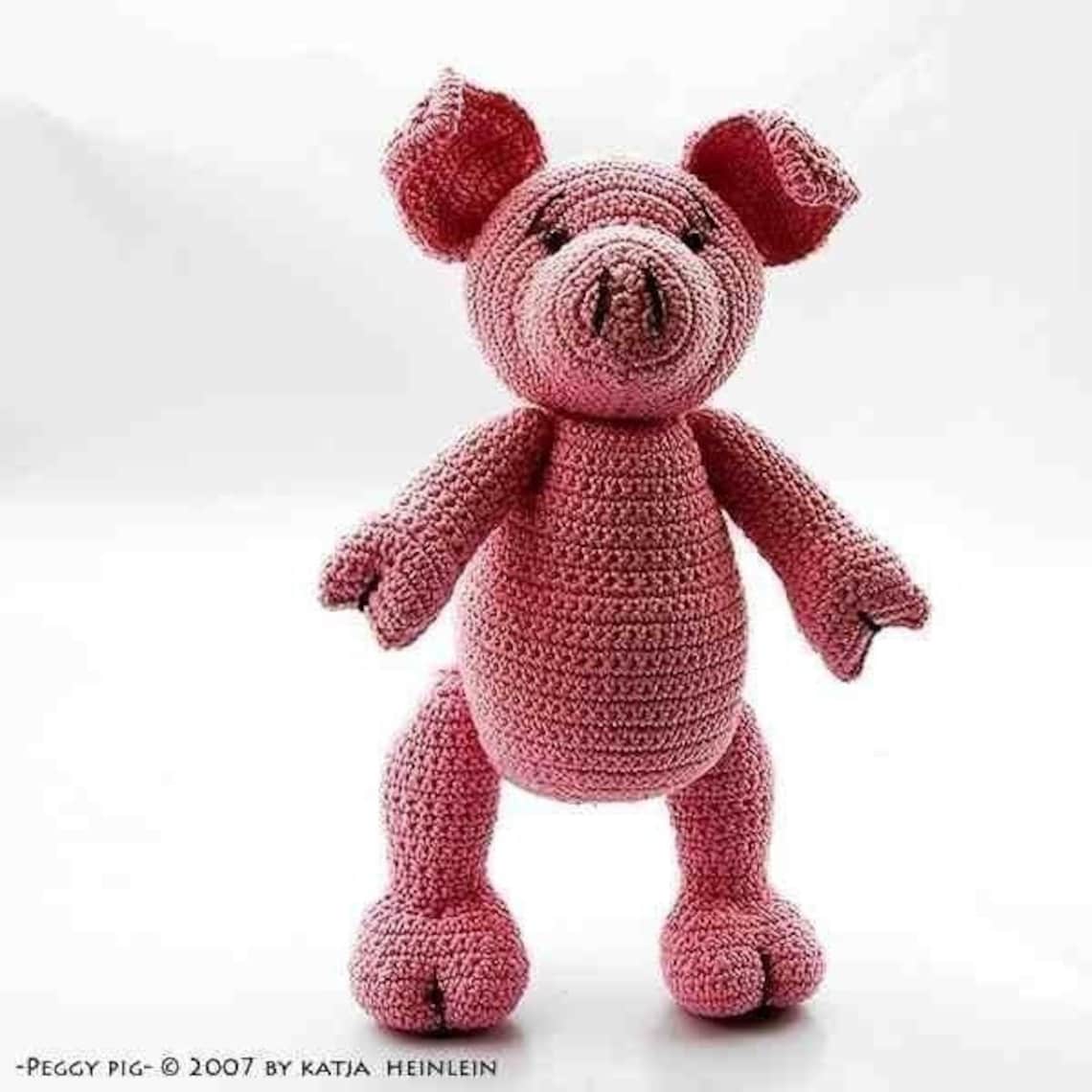 Peggy Pig Crochet Pattern PDF Tutorial by Katja Heinlein - Etsy