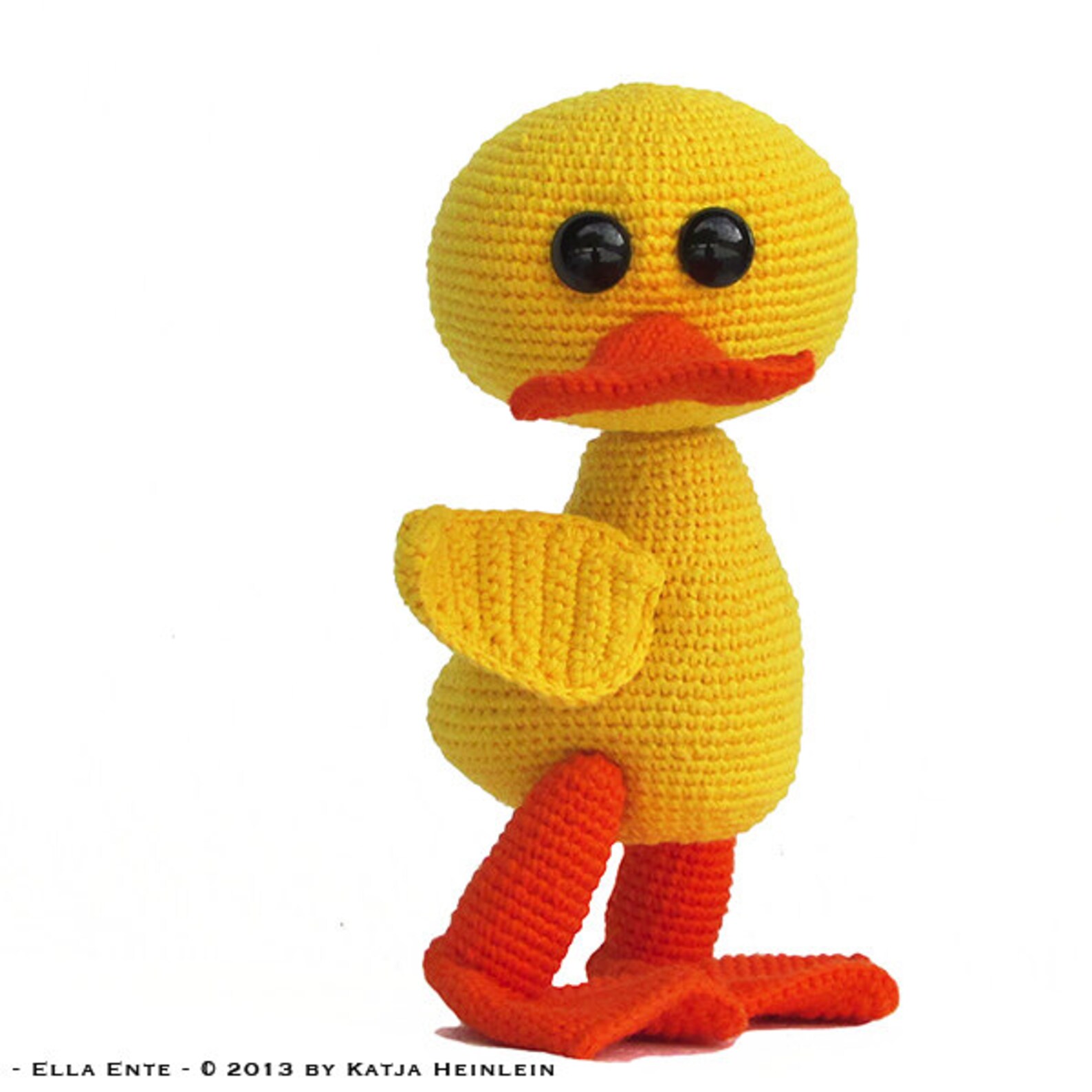 Pattern Duck Ella Ente, by Katja Heinlein, Pdf File Tutorial Animal ...