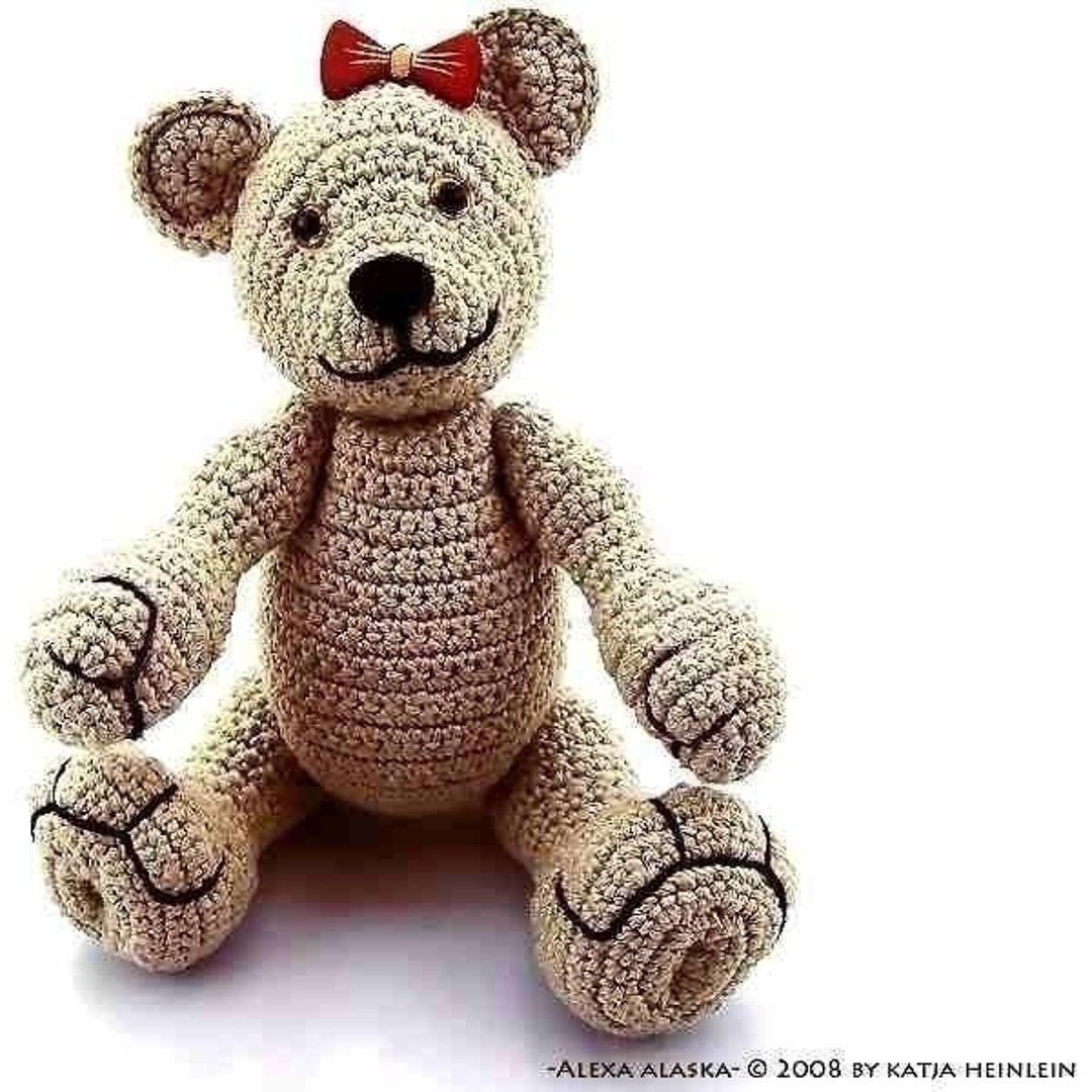 Amigurumi Bear Alexa Alaska, PDF Crochet Pattern Animal Tutorial File ...