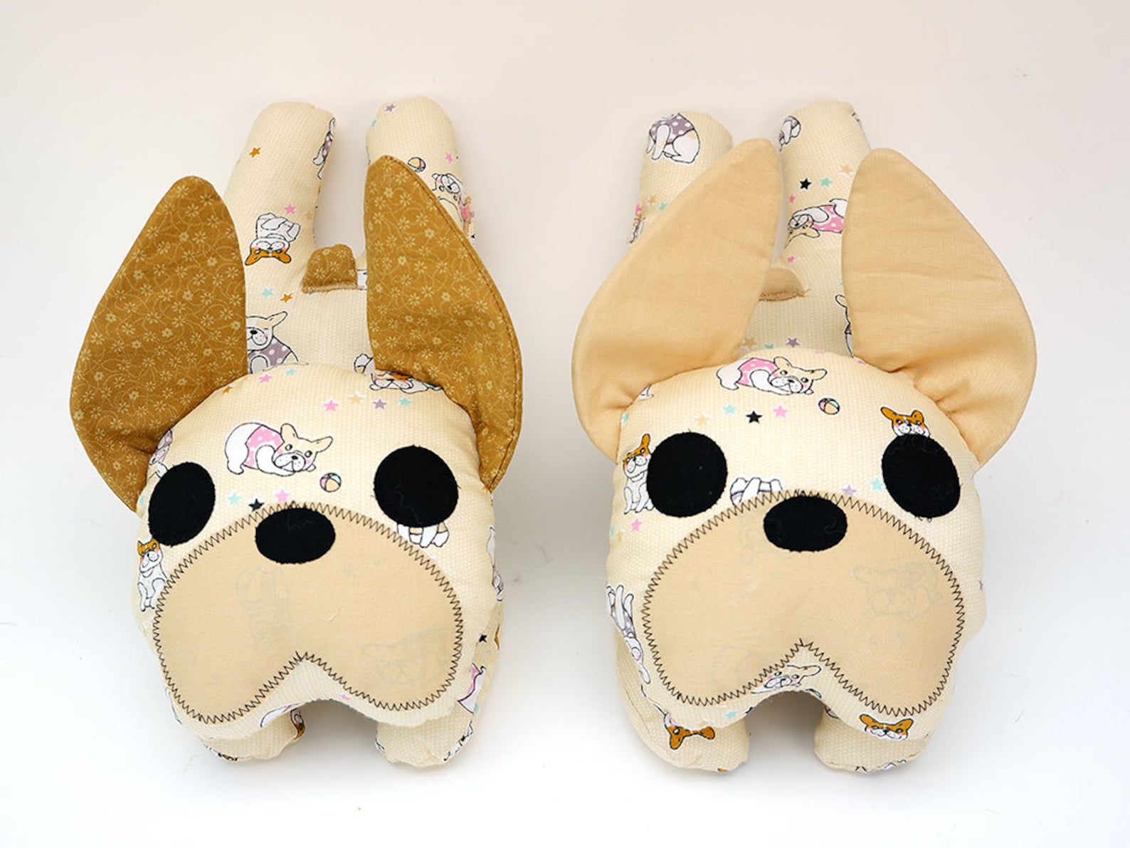 PDF Sewing Pattern Sew Tutorial Instruction French Bulldog Dog Plush - Etsy