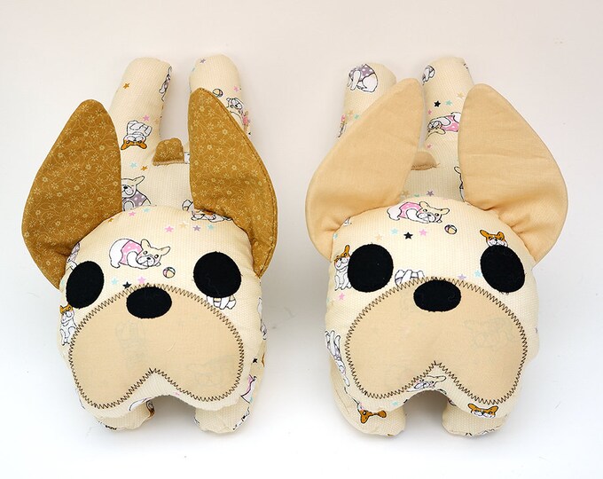 PDF Sewing Pattern Sew Tutorial Instruction French Bulldog Dog Plush - Etsy