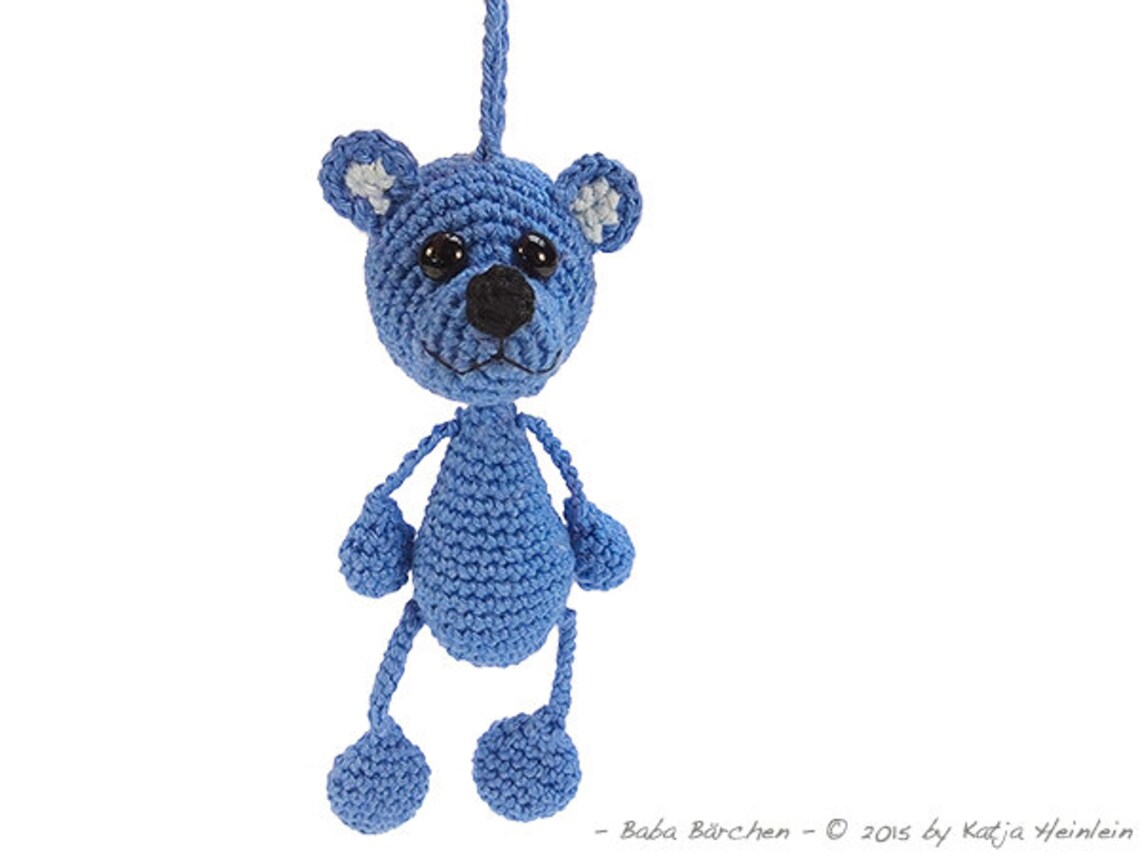 Bag Pendant Bear PDF Crochet Pattern Amigurumi Tutorial by - Etsy
