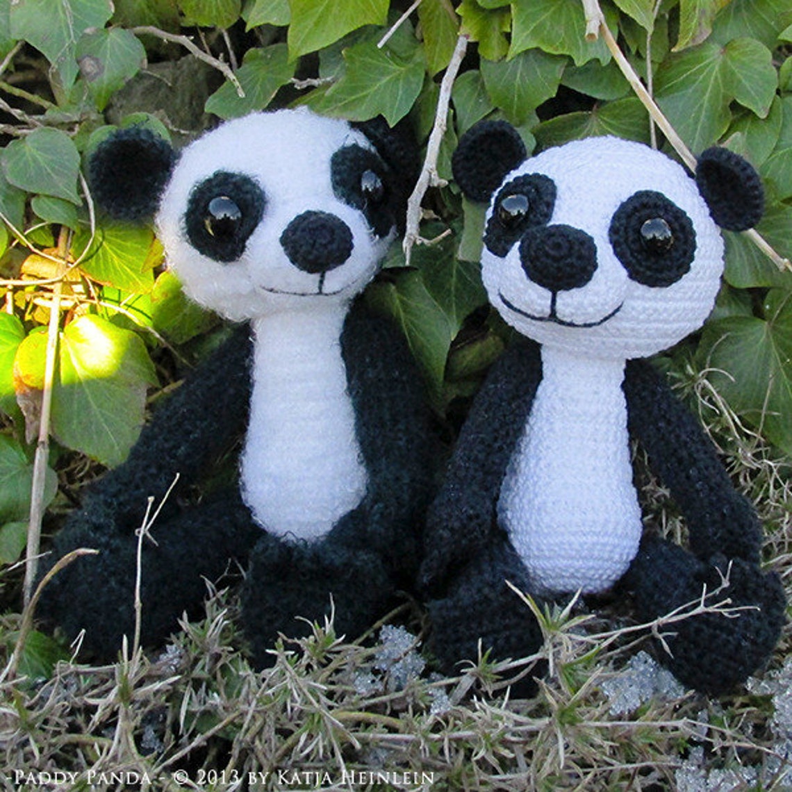 Amigurumi Crochet Pdf Pattern Tutorial Paddy Panda Baer by Katja ...