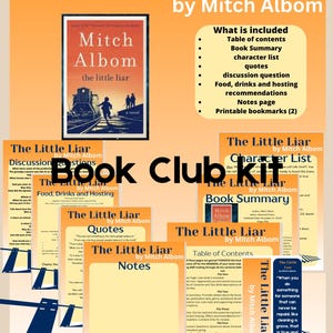 The Little Liar by Mitch Albom Book Club Kit - Etsy