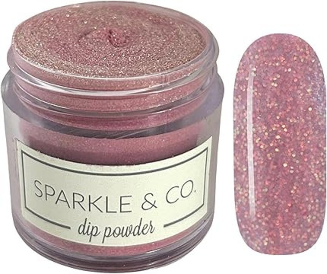 Dp.176 Fireside Cider Nail Dip Powder, Handmade Mauve Iridescent ...