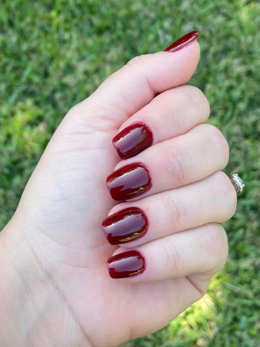 Dp.02 Sip & Dip | Dip Powder | No Lamp Needed | DIY Manicure | Deep Red ...