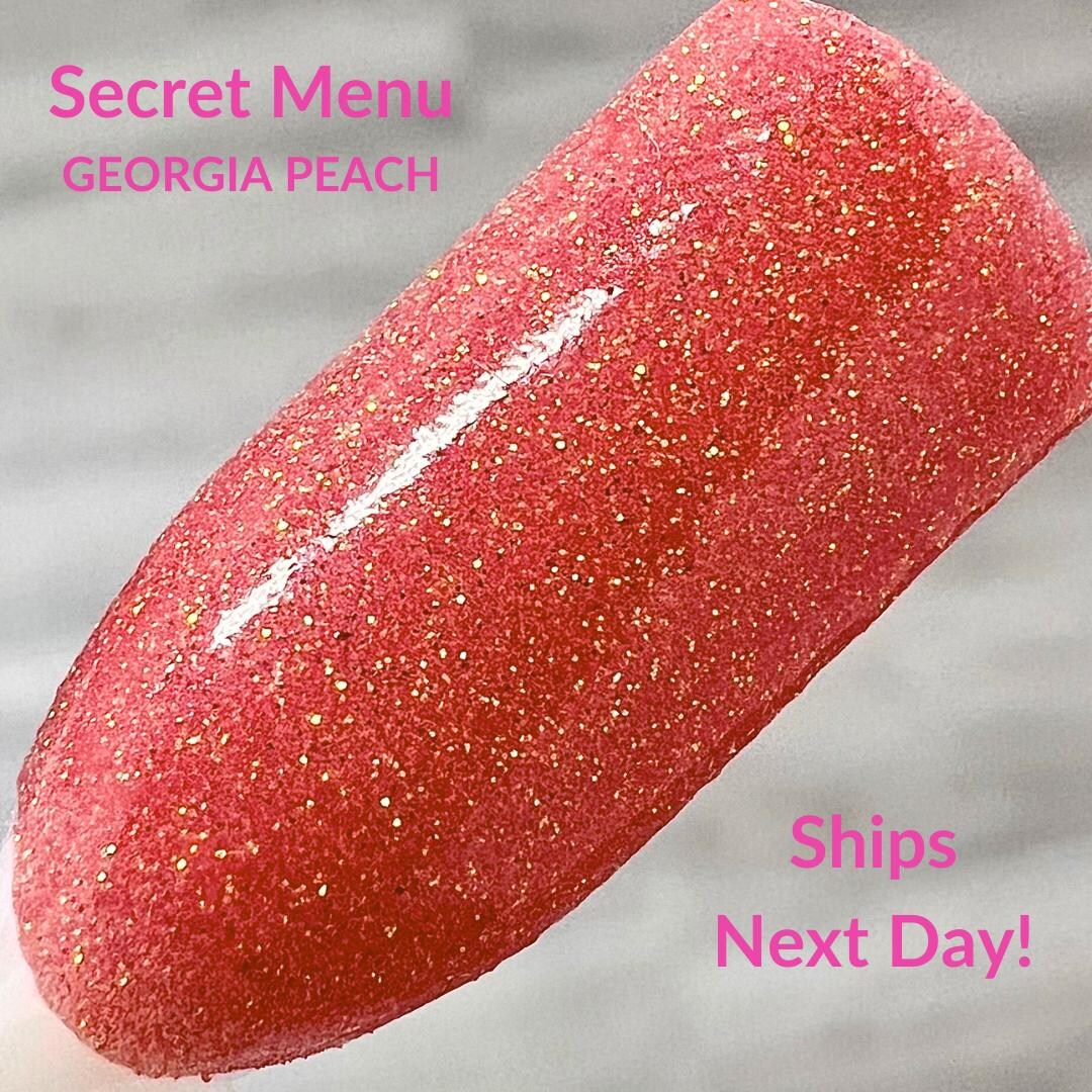 Georgia Peach Dip Powder, Dip Powder for Nails, Nail Dip Powder, Nail ...