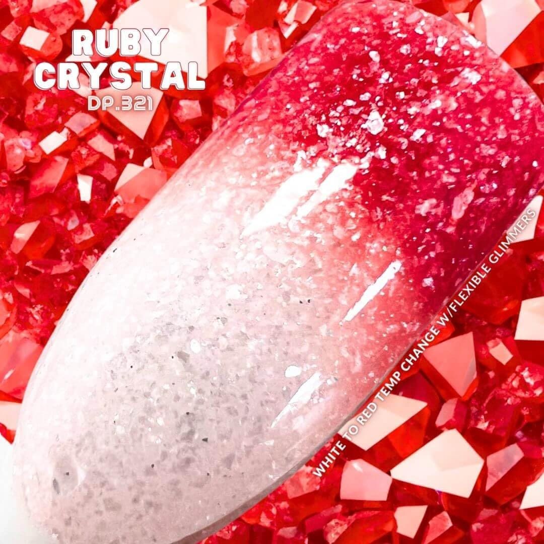 Dp.321 Ruby Crystal Dip Powder | No Lamp Needed DIY Manicure | Thermal ...