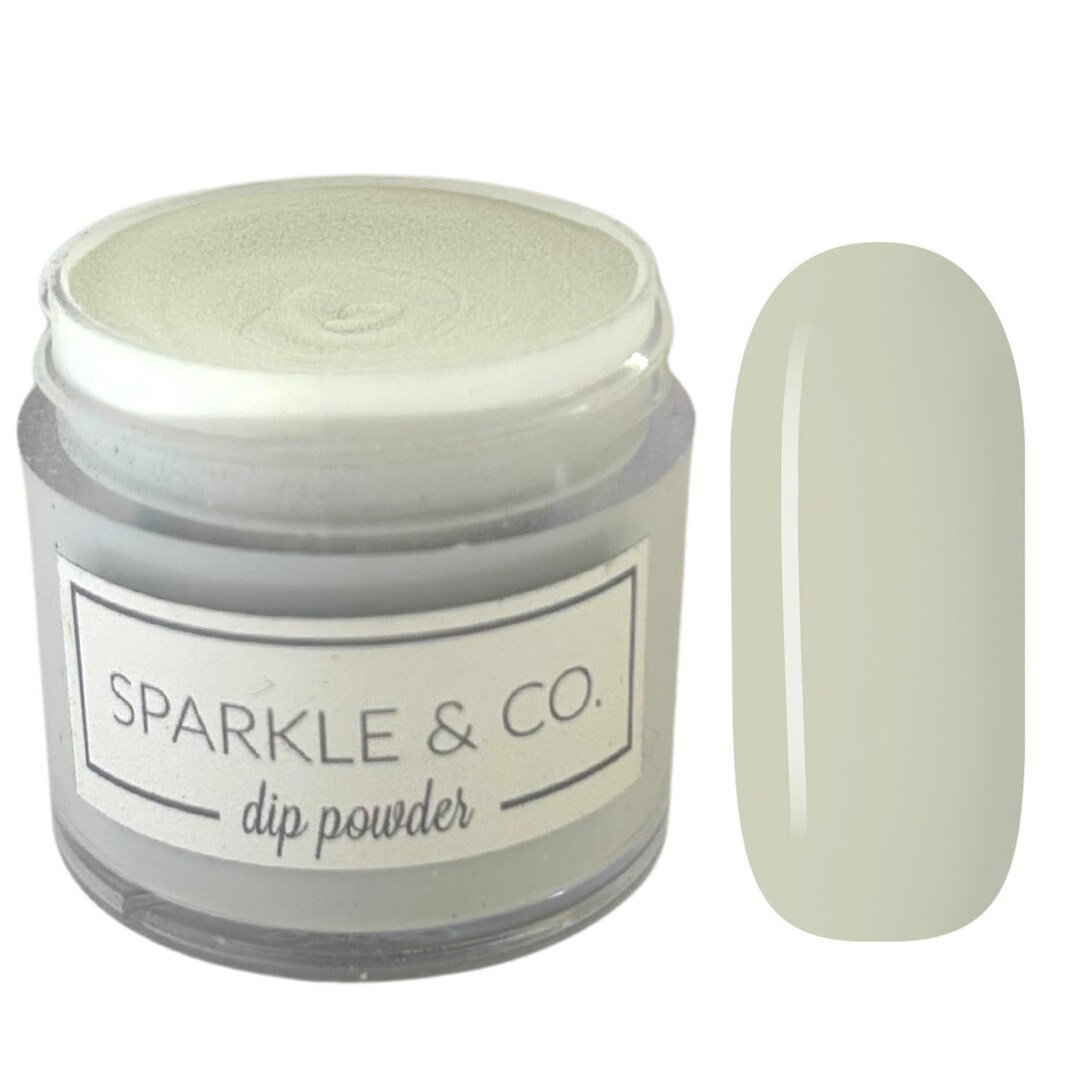 Dp.254 Willow Velvet Ribbon, Light Sage Acrylic Dip Powder for Nails ...