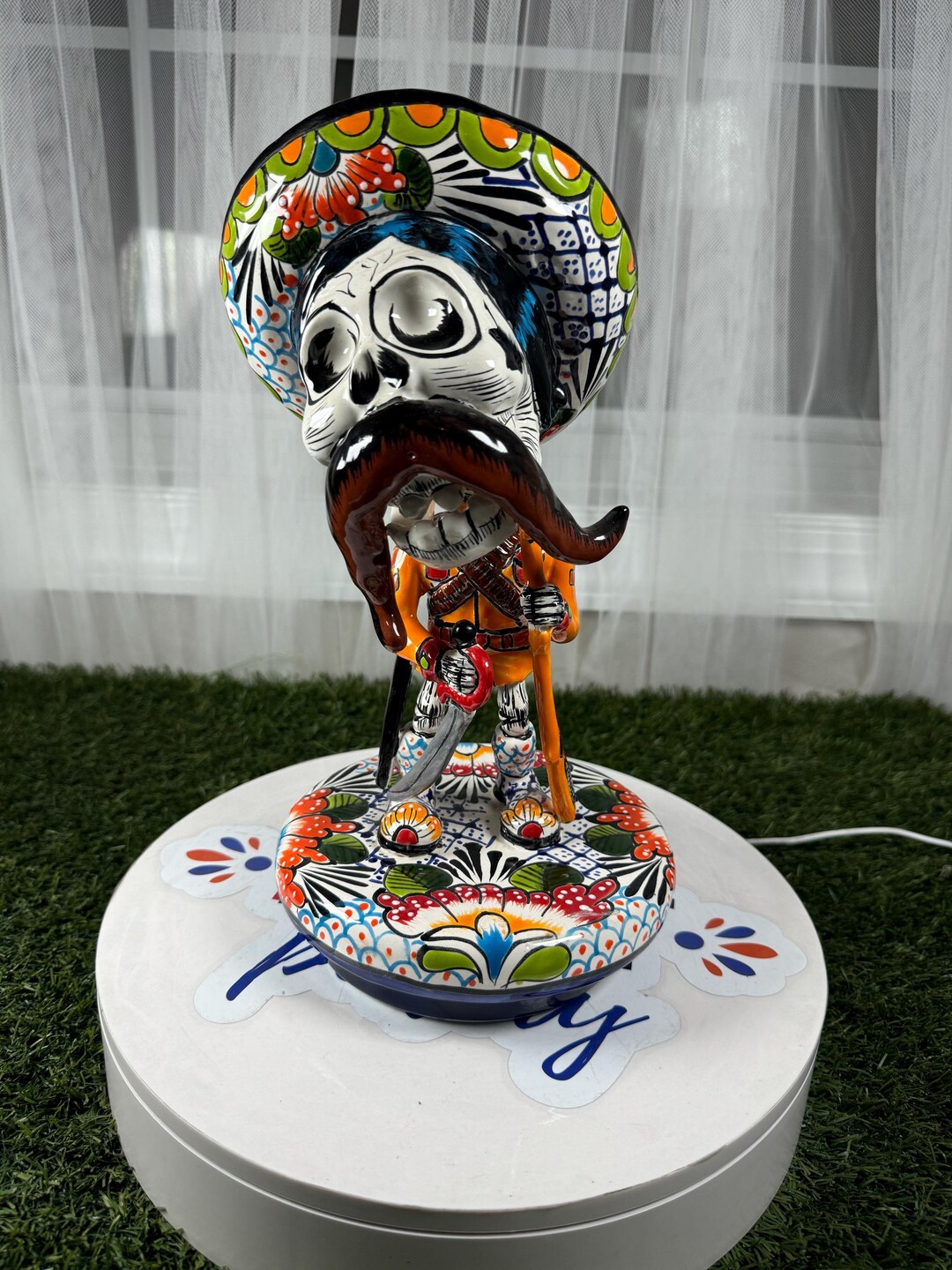 DOD Charro Medium Mexican Talavera Home Decor - Etsy