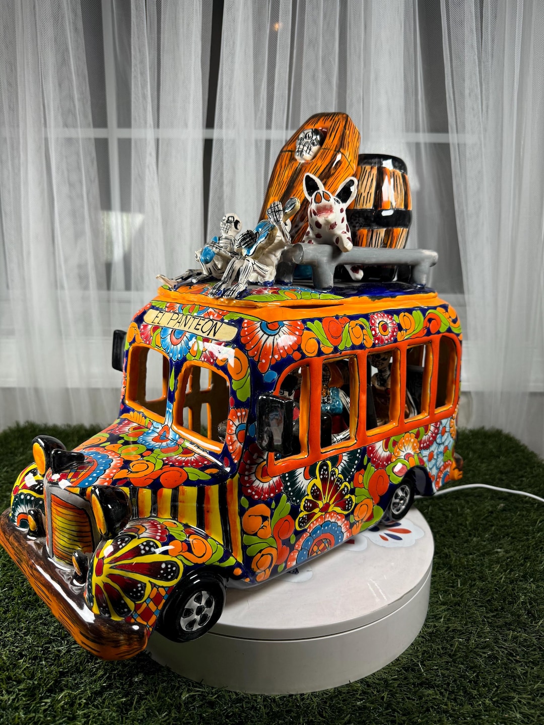 DOD Bus Large Mexican Talavera Home Decor - Etsy