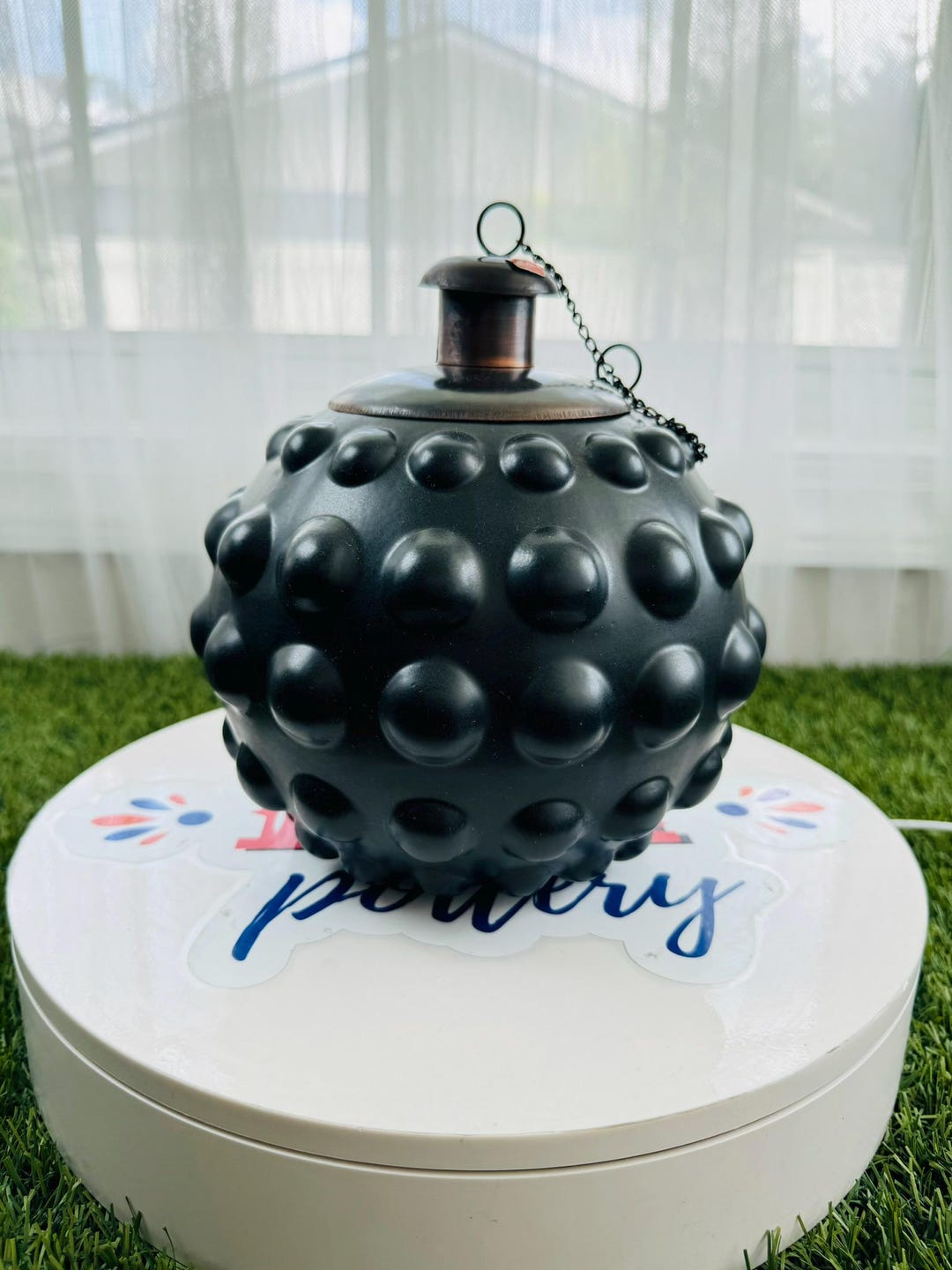 Hand Painted Ceramic Torch Mexican Talavera Home and Garden Decor - Etsy