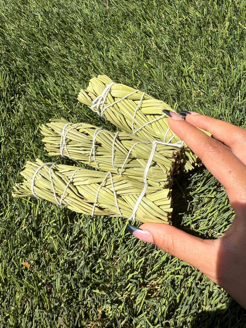 Sweetgrass Braids Thick| Wholesale| White Sage Alternative| Sage ...