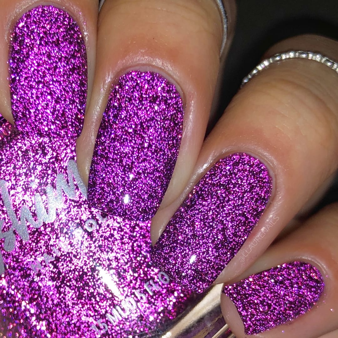 Let the Beet Drop Reflective Nail Polish by Kbshimmer - Etsy