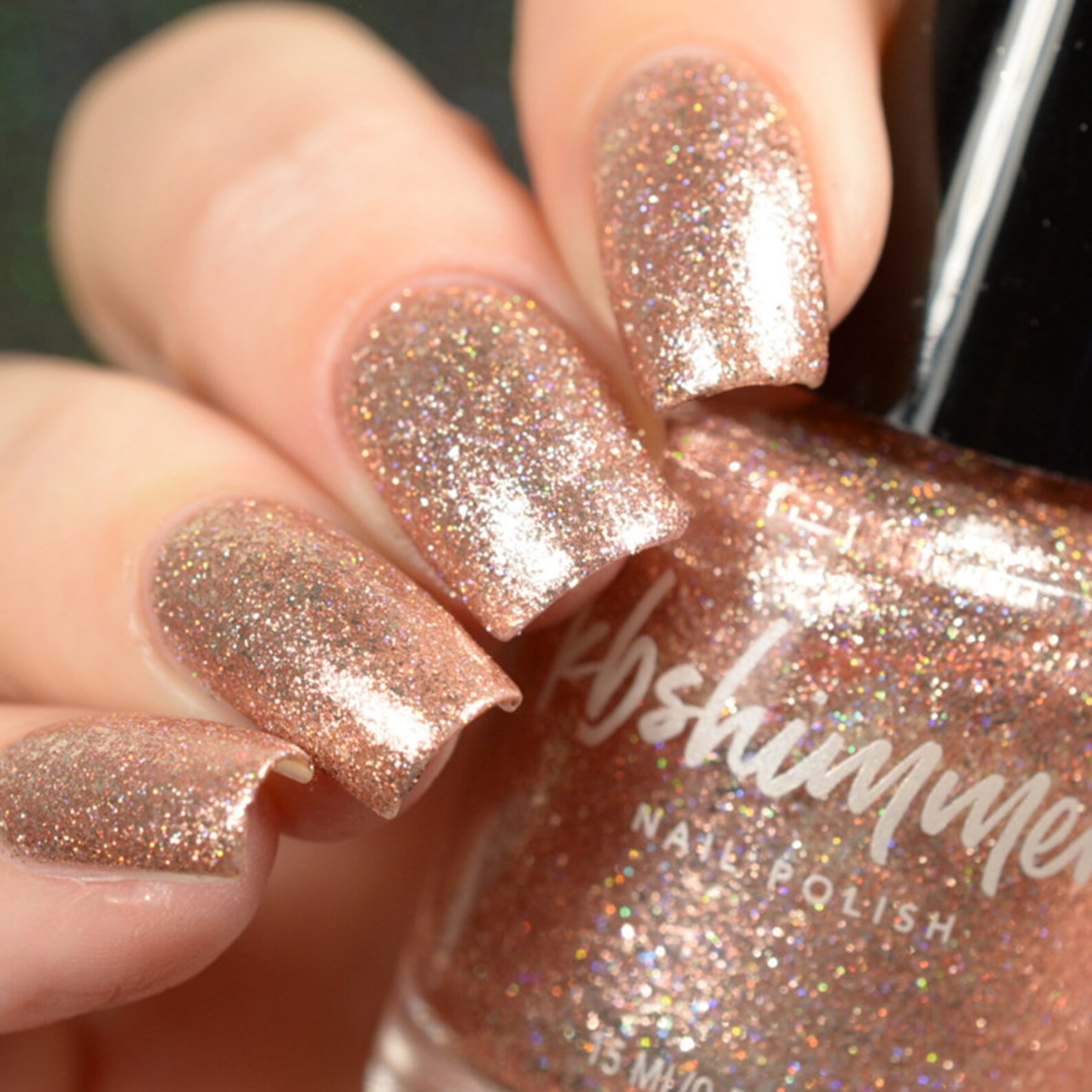 One Night Sand Metallic Flake Nail Polish by Kbshimmer - Etsy