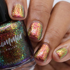 It's Fall Good Multichrome Flake Nail Polish by Kbshimmer - Etsy