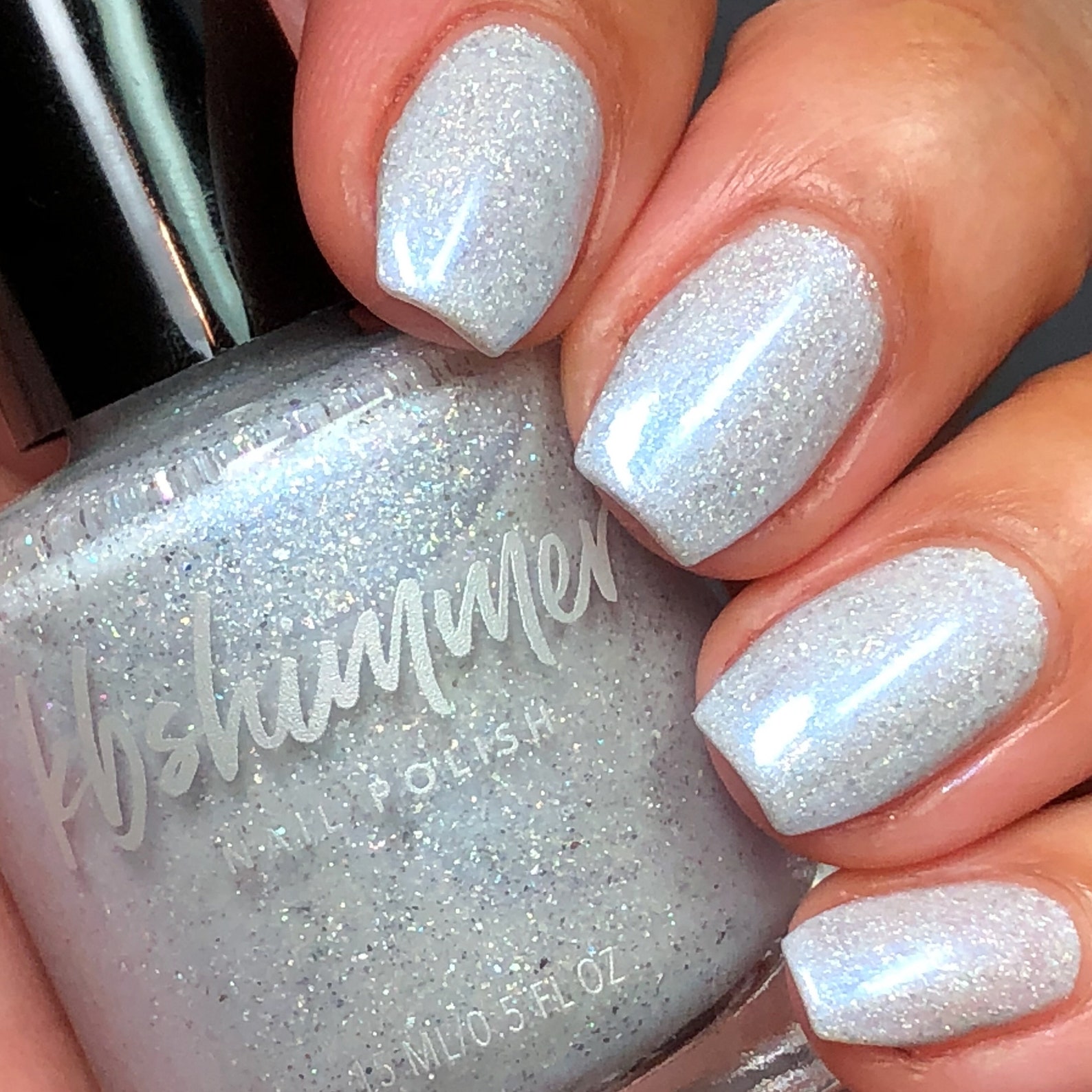 Up to Snow Good Holo Glow Flake Nail Polish by Kbshimmer - Etsy