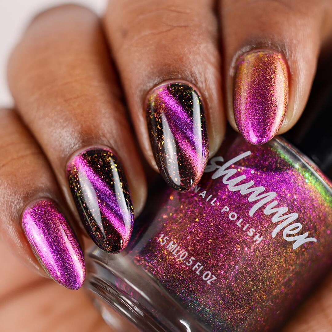 Charmed Life Magnetic Multichrome Nail Polish by Kbshimmer - Etsy