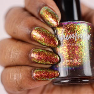 It's Fall Good Multichrome Flake Nail Polish by Kbshimmer - Etsy