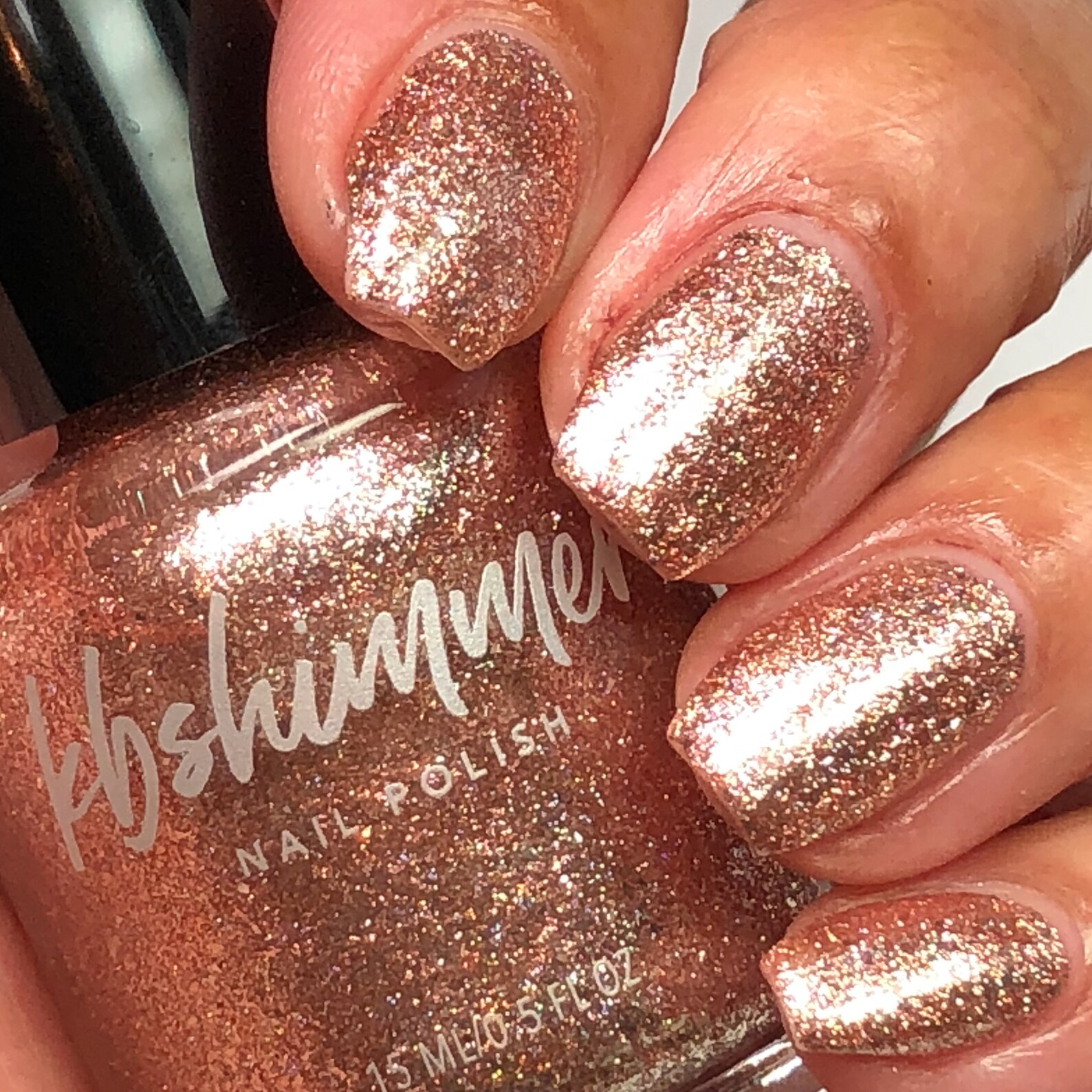 One Night Sand Metallic Flake Nail Polish by Kbshimmer - Etsy