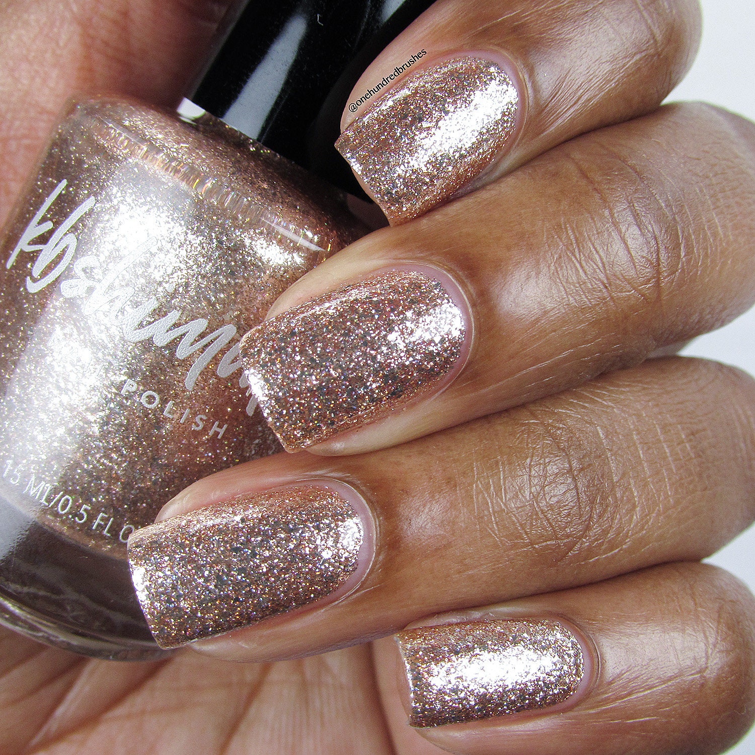 One Night Sand Metallic Flake Nail Polish by Kbshimmer - Etsy