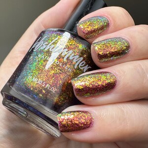 It's Fall Good Multichrome Flake Nail Polish by Kbshimmer - Etsy