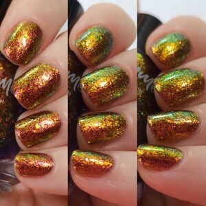 It's Fall Good Multichrome Flake Nail Polish by Kbshimmer - Etsy