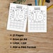20 Number Tracing Worksheets PDF,PNG Fun & Engaging Learning Activities ...