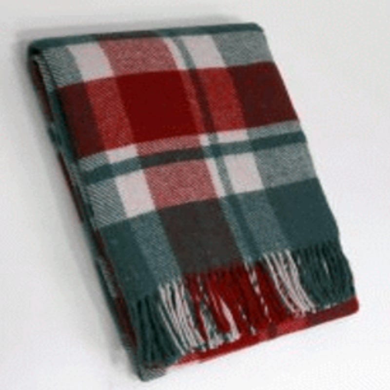 Wool Plaid Blanket - Etsy