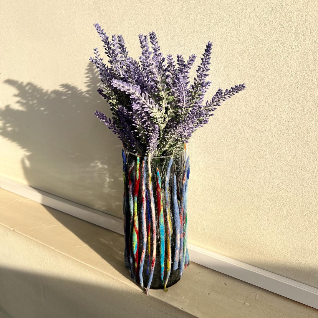 Unique Tree Trunk-inspired Bright Vase Stylish DIY Home Decor Wool ...