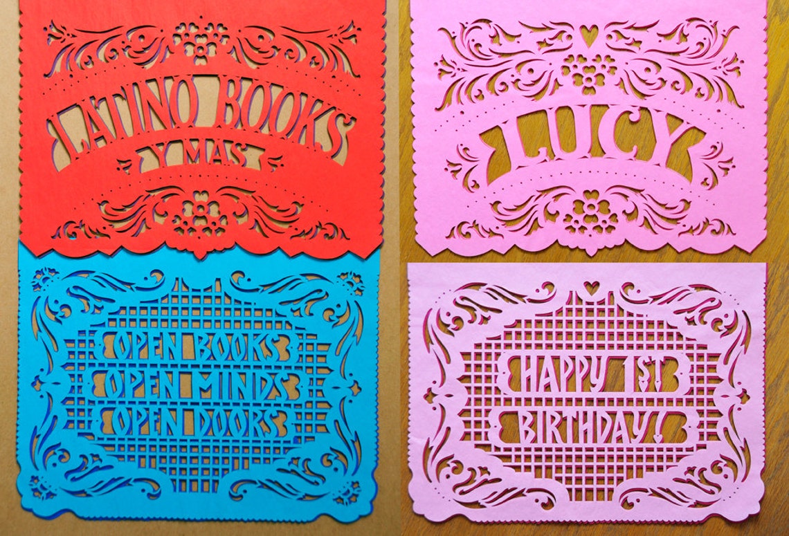 Feliz Cumpleanos Happy Birthday Custom Papel Picado Sets - Etsy