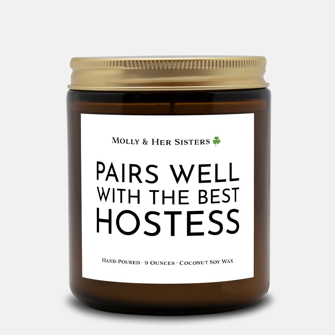 Pairs Well With the Best Hostess Candle Amber Jar 9oz - Etsy