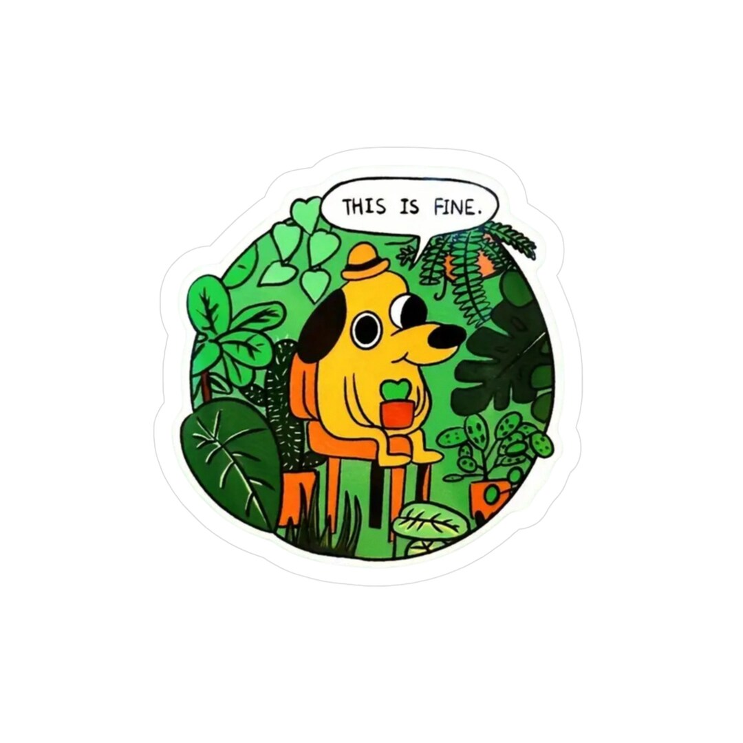 This is Fine Plant Parent Vinyl Sticker Water Proof Sticker/car Decal ...