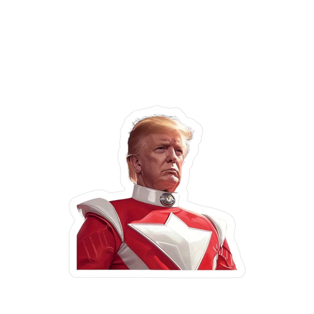 Donald Trump Power Ranger Vinyl Sticker Water Proof Sticker/car Decal ...