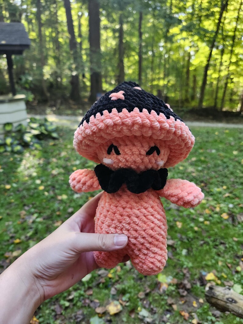 Crochet Mushroom Man Plush - Etsy