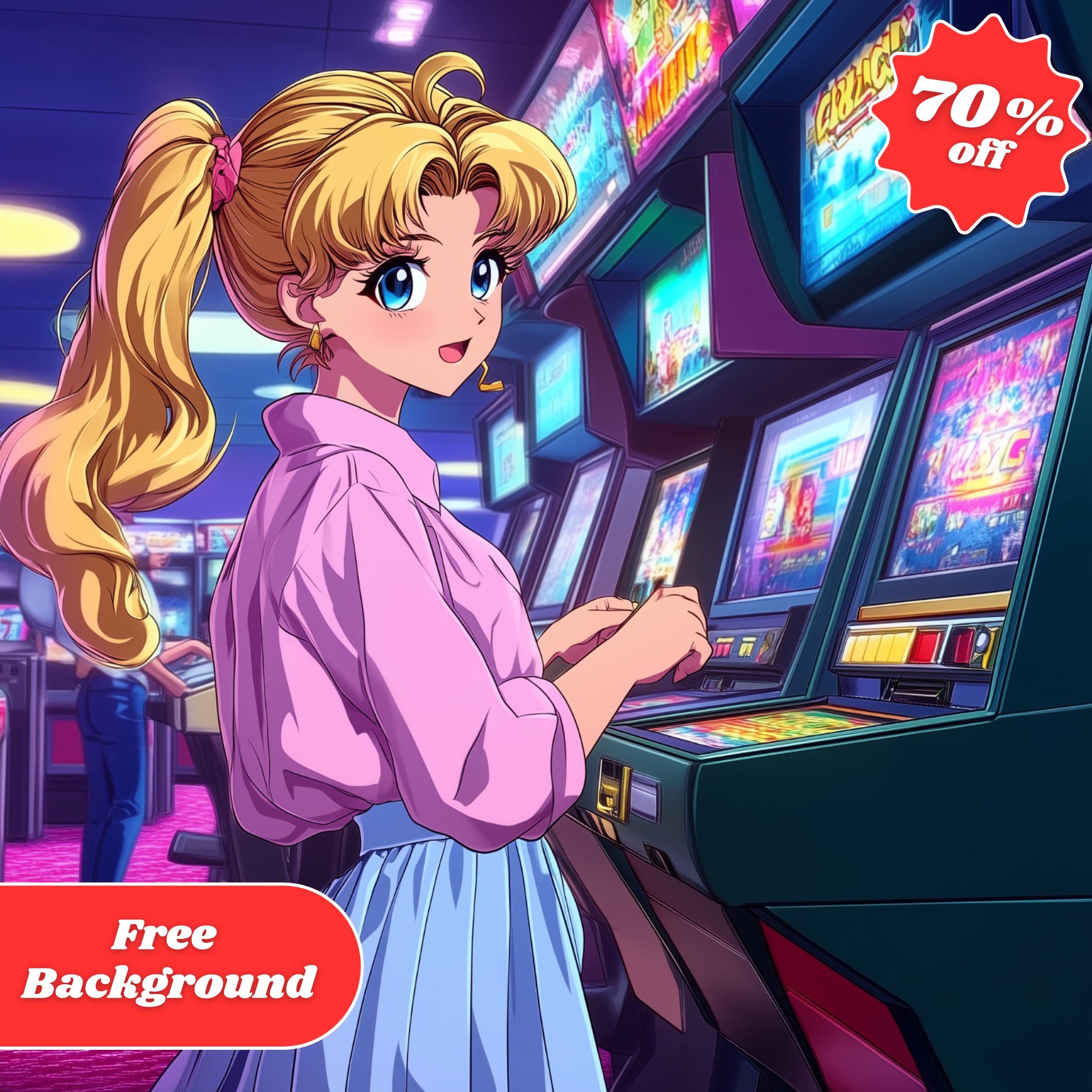 Custom Retro Anime Style, 90s Anime Portrait, Personalized Vintage ...