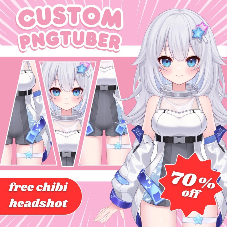 Custom Pngtuber | Pngtuber Plus | Pngtuber Commission Twitch Stream ...