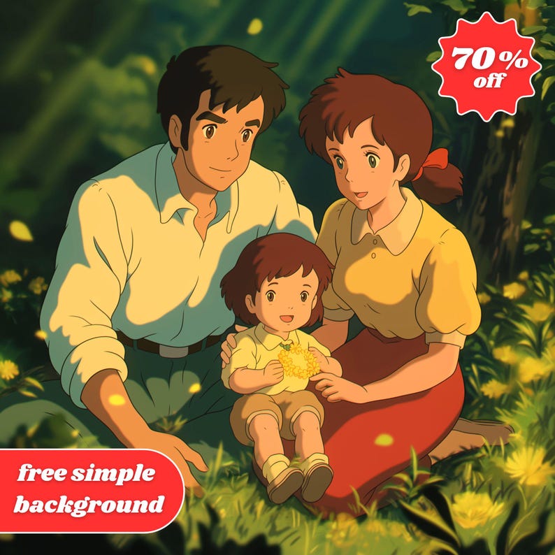 Custom Ghibli Style Portrait | Personalized Anime Art From Photo ...
