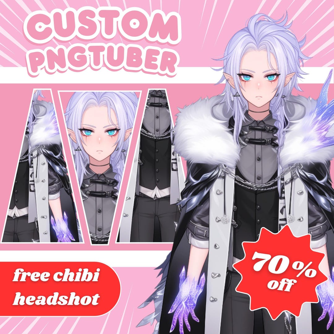 Custom Pngtuber | Pngtuber Model | Anime Pngtuber | Pngtuber Twitch ...