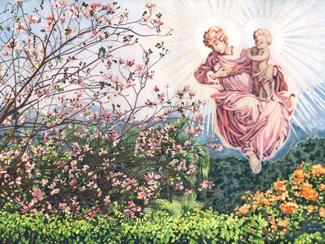 The Tree of Living Sustenance (9”x12”) Aluminum Giclee Print of ...