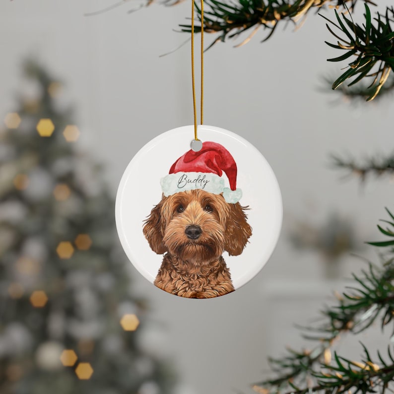 Personalized Pet 1st Christmas Ornament: Custom Dog/cat Bauble - Etsy