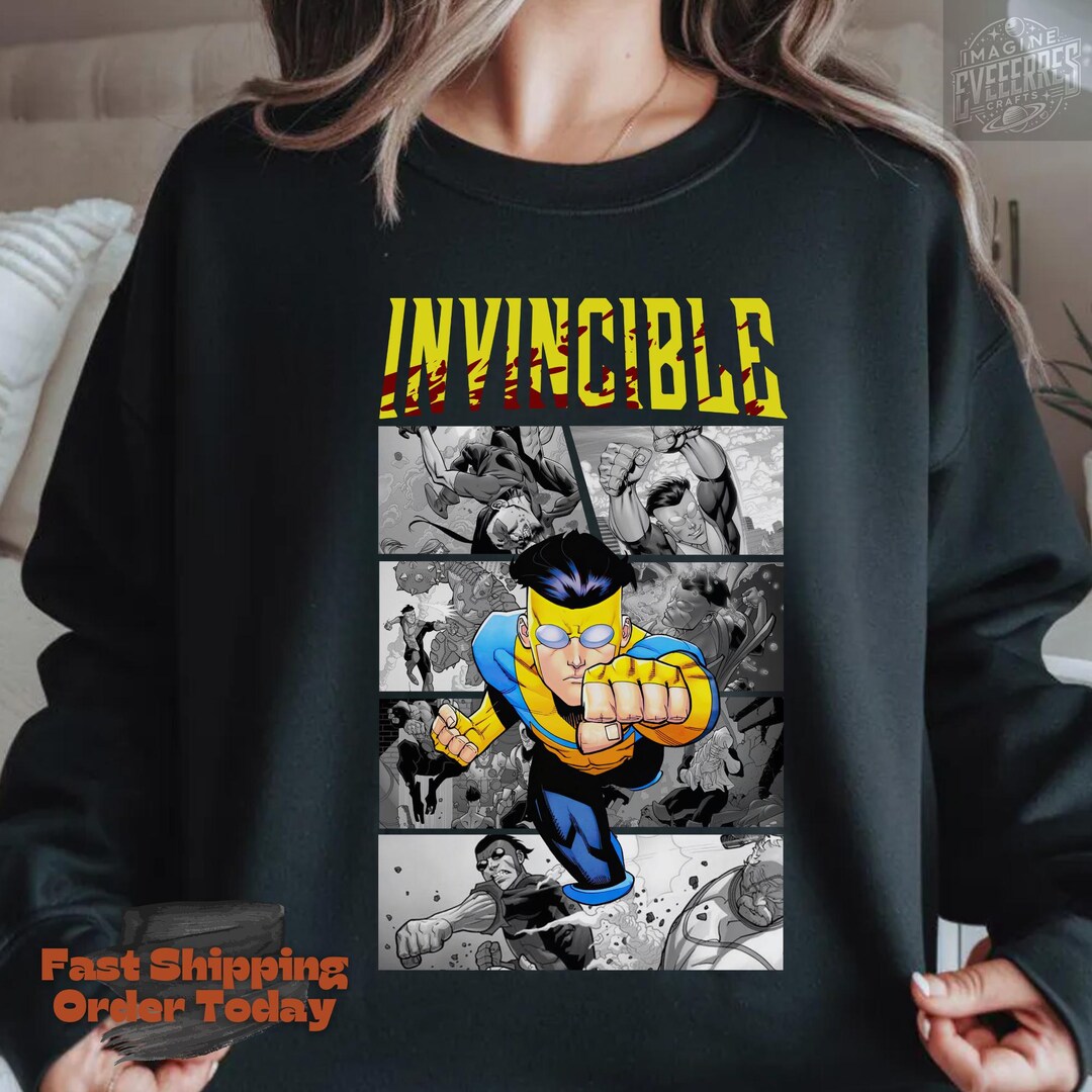 Invincible Mark Superhero Shirt, Superhero Shirt, Comic Book Bootleg ...