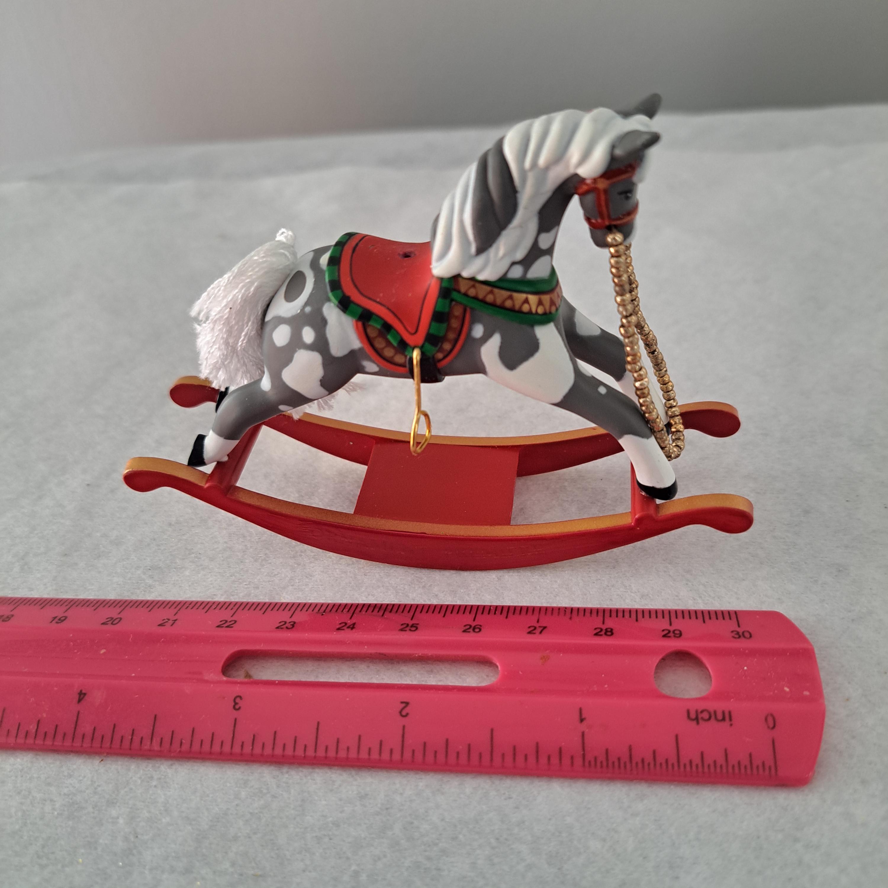 Miniature Dollhouse Rocking Horse, Dollhouse Toy Horse, Rocking Horse ...