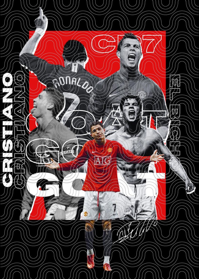 CRISTIANO RONALDO / CR7 - Etsy