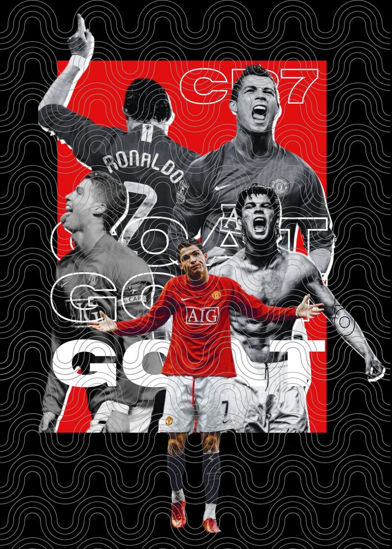 CRISTIANO RONALDO / CR7 - Etsy